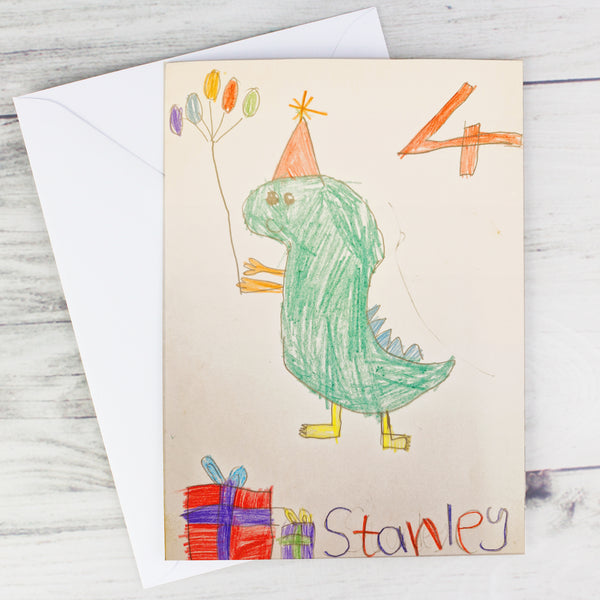 Child's Own Drawing Card | Made For You