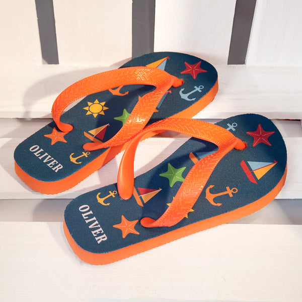 Children's Personalised Flip Flops | Made For You
