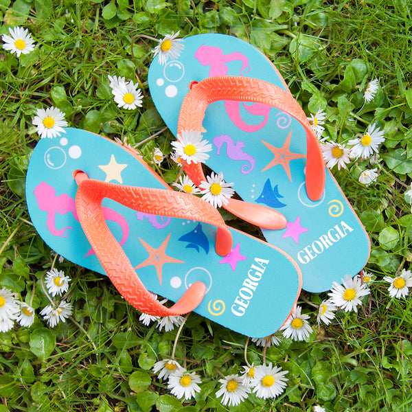 Children's Personalised Flip Flops | Made For You