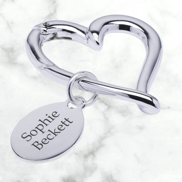 Personalised Beating Heart Keyring | Made For You
